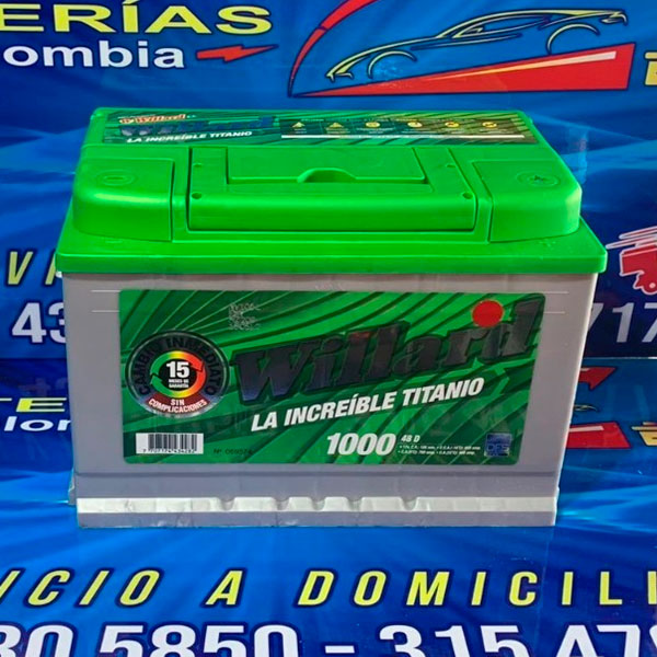 Baterías Willard Barranquilla a Domicilio - Flash Battery
